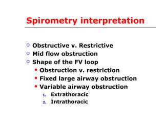 Spirometry Interpretation | PPT