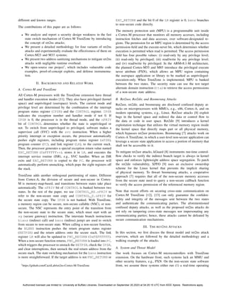 Return-to-Non-Secure Vulnerabilities on ARM Cortex-M TrustZone: Attack ...