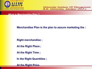 Retail management-implementing merchandise plans | PPT