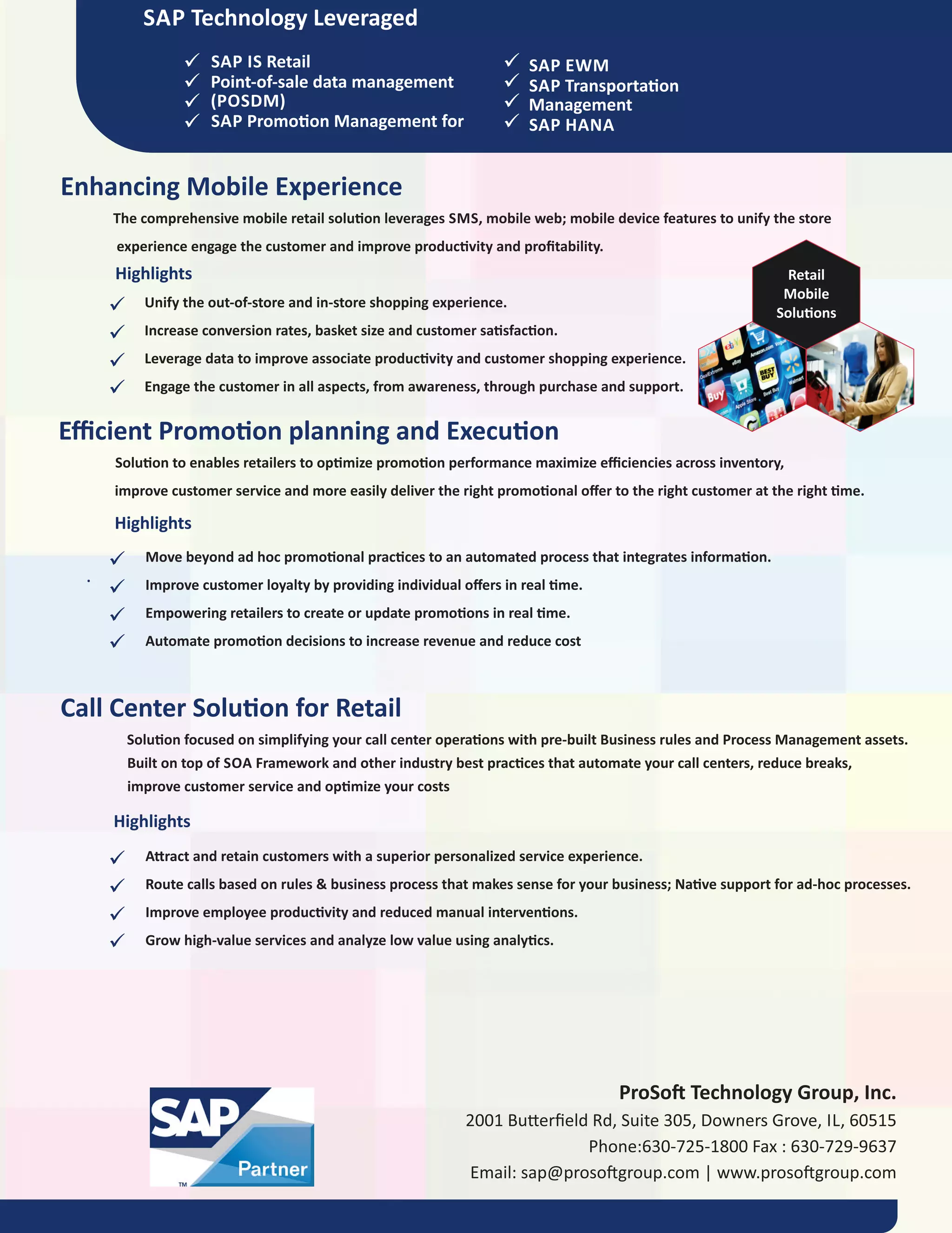 ProSoft Retail Offerings | PDF | Retail Industry | Industries