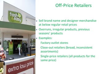 Different types of store retailing | PPT