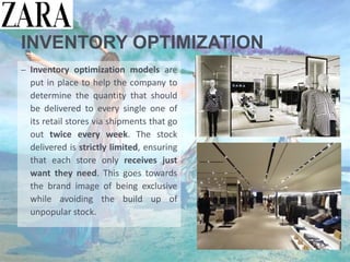 ZARA fast fashion outlet | PPTX
