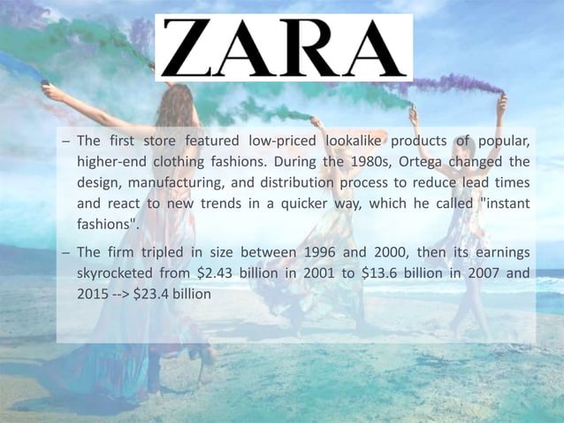ZARA fast fashion outlet | PPT