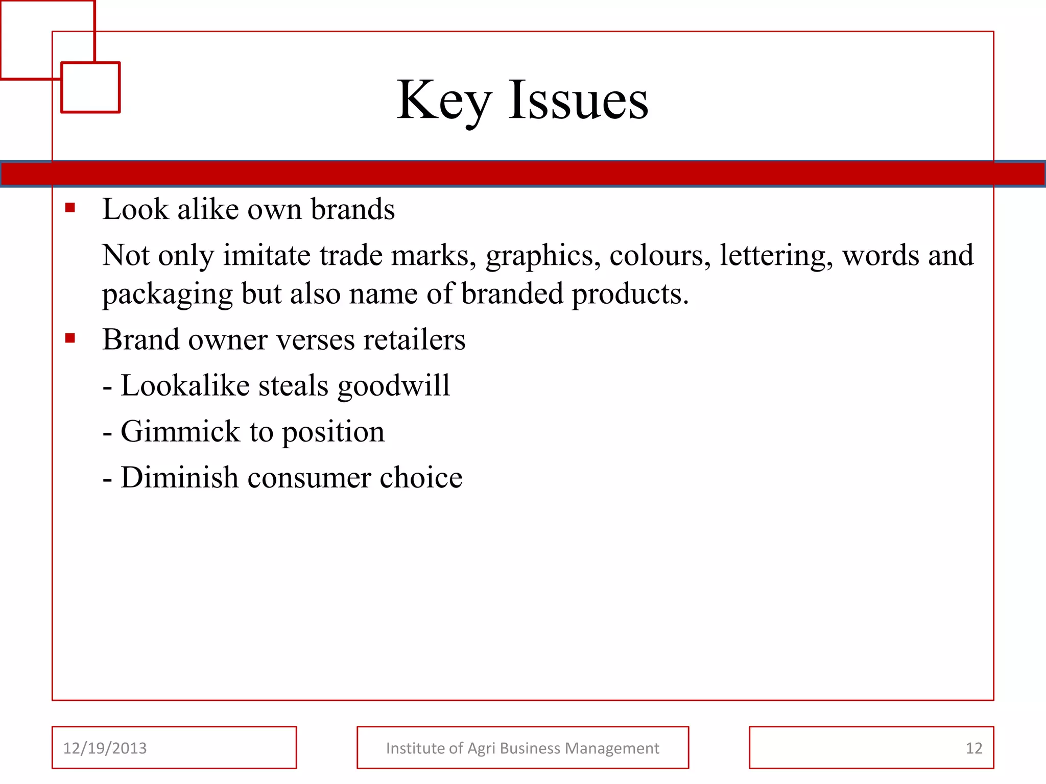 Retail brand management | PPTX