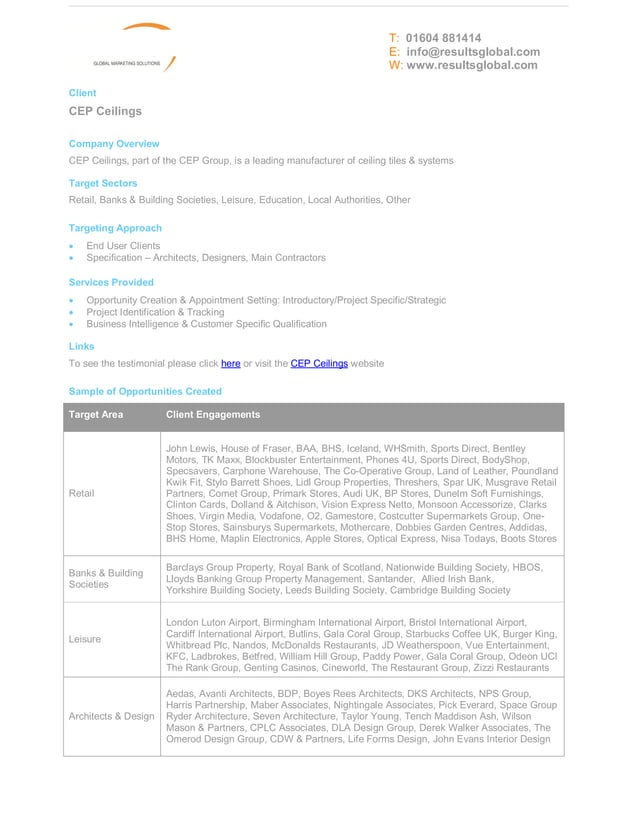 Retail case study | PDF