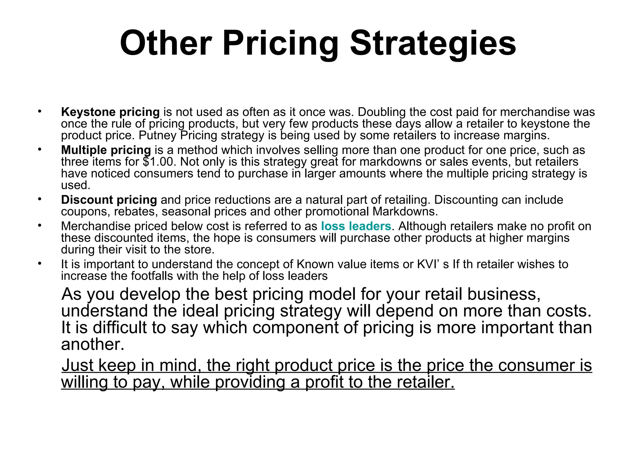 Retail Pricing | PPT