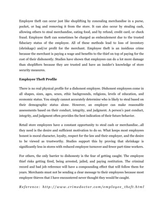 Ethical Behavior in Retailing | PDF