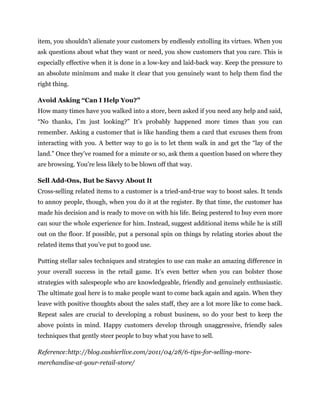 Ethical Behavior in Retailing | PDF