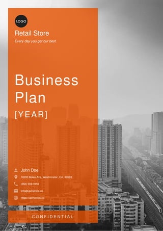 Business Plan Sample Retail