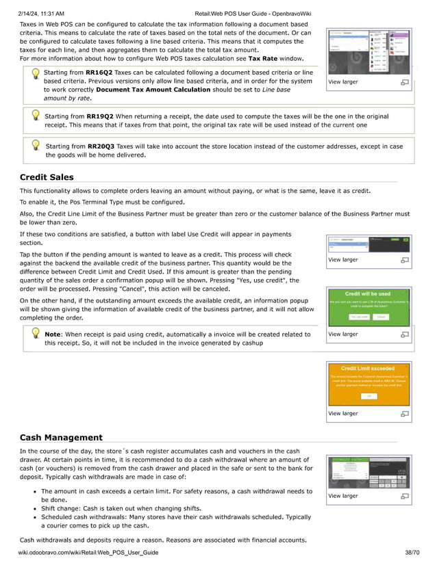 Openbravo Retail Web POS User Guide 2020 | PDF