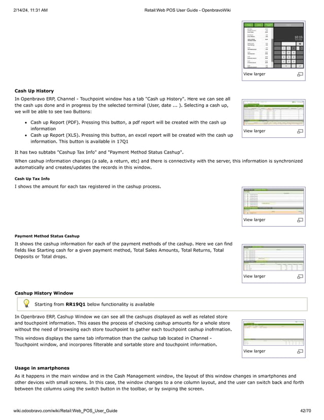 Openbravo Retail Web POS User Guide 2020 | PDF