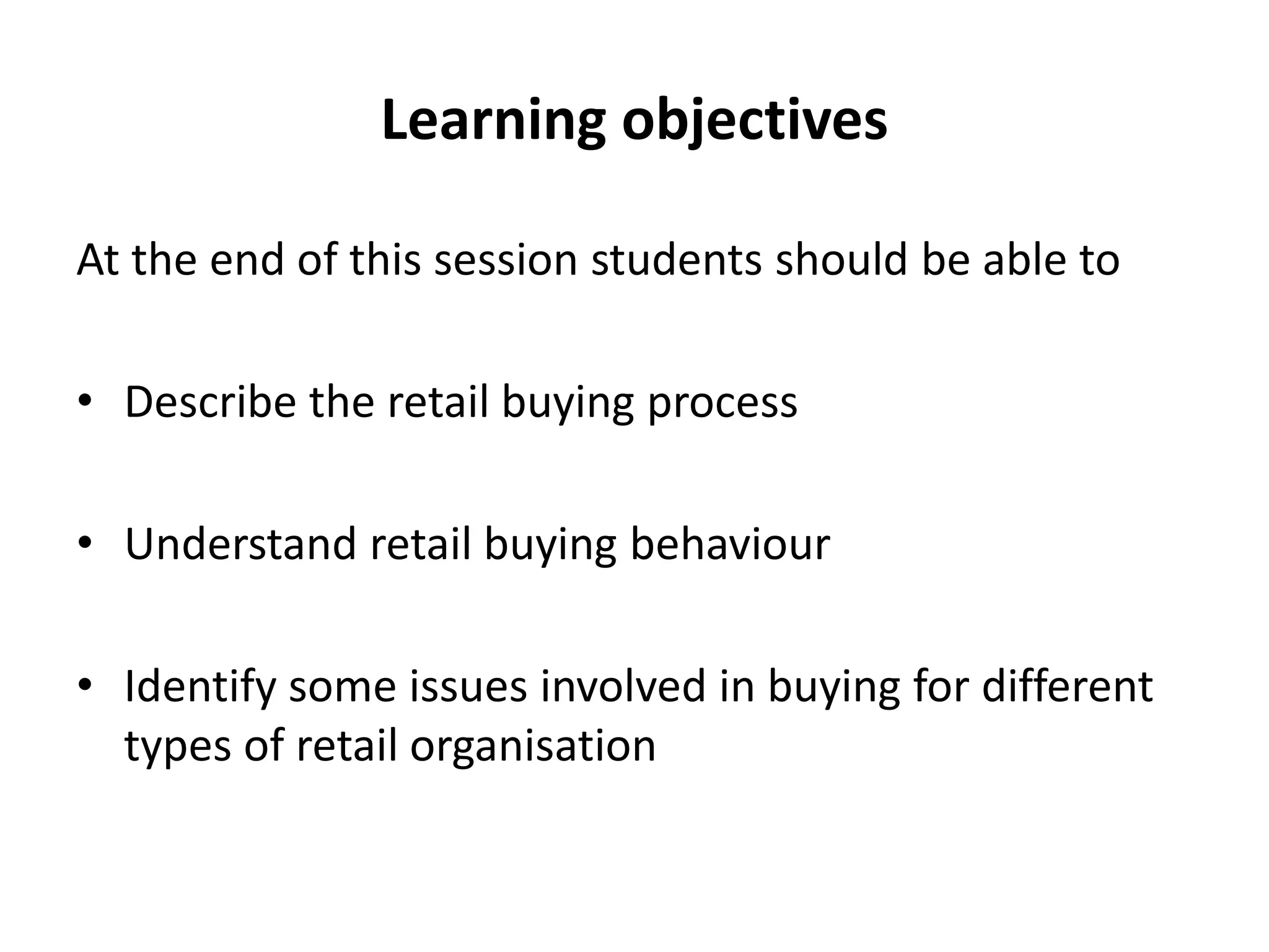 Introduction to retail purchasing | PPTX | Business | Business and Finance
