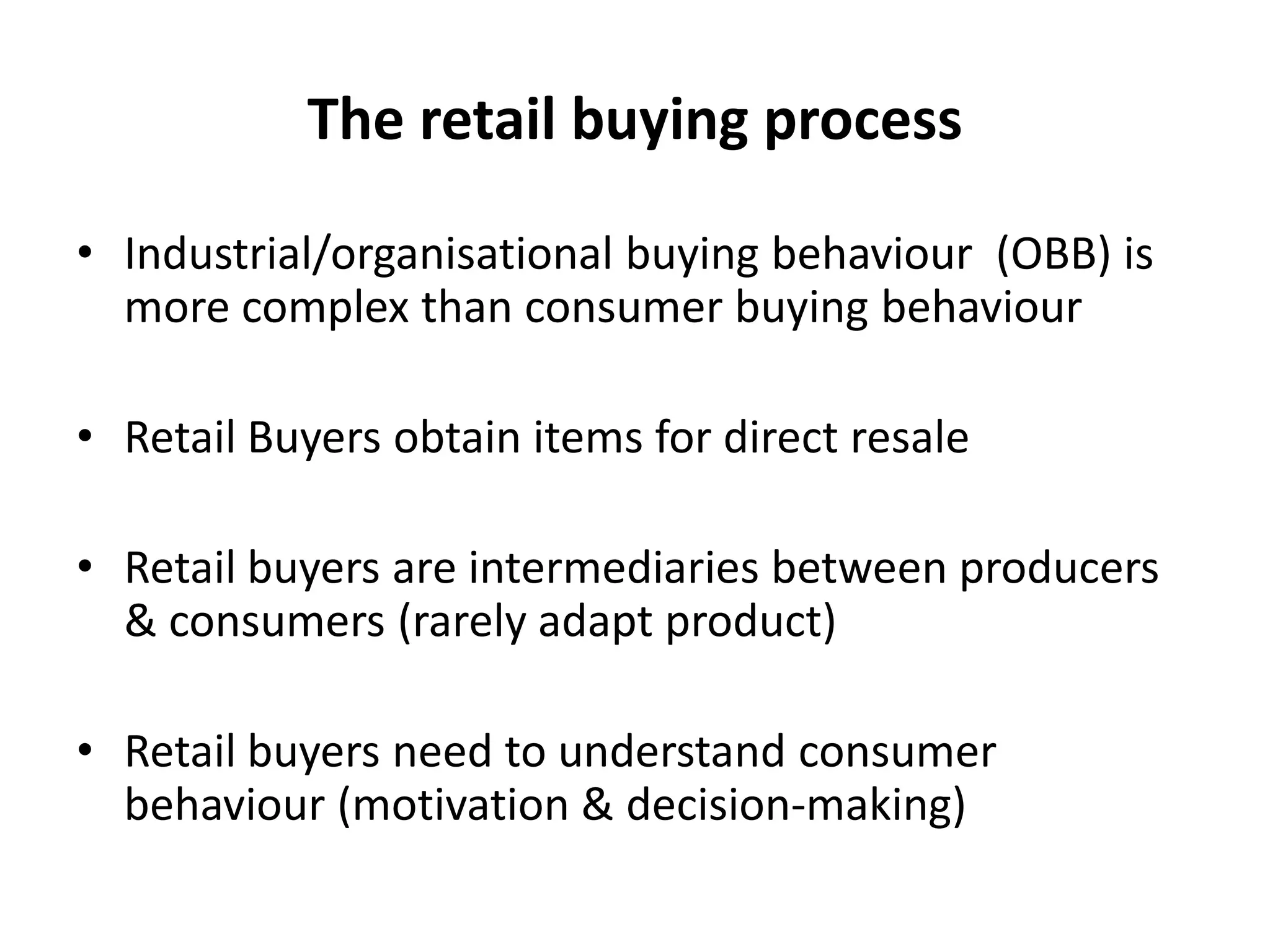 Introduction to retail purchasing | PPTX | Business | Business and Finance