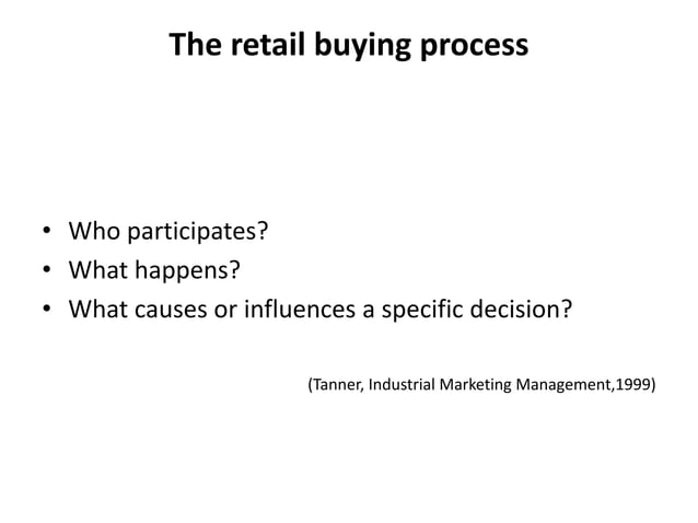 Introduction to retail purchasing | PPTX | Business | Business and Finance