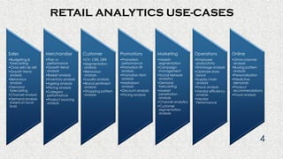Retail Analytics | PDF