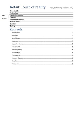 Retail Project | DOCX