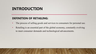 Retailing management: Evolution of RETAILING | PPT
