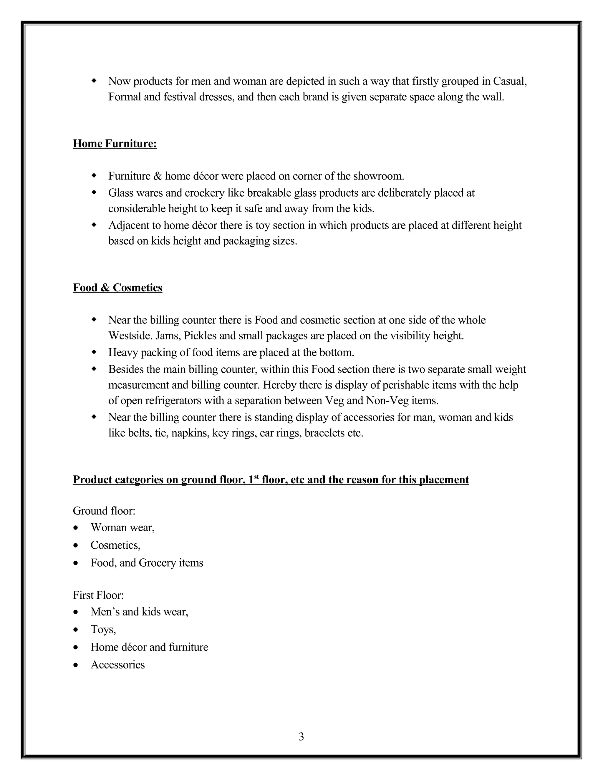 Retail assignment final | DOC