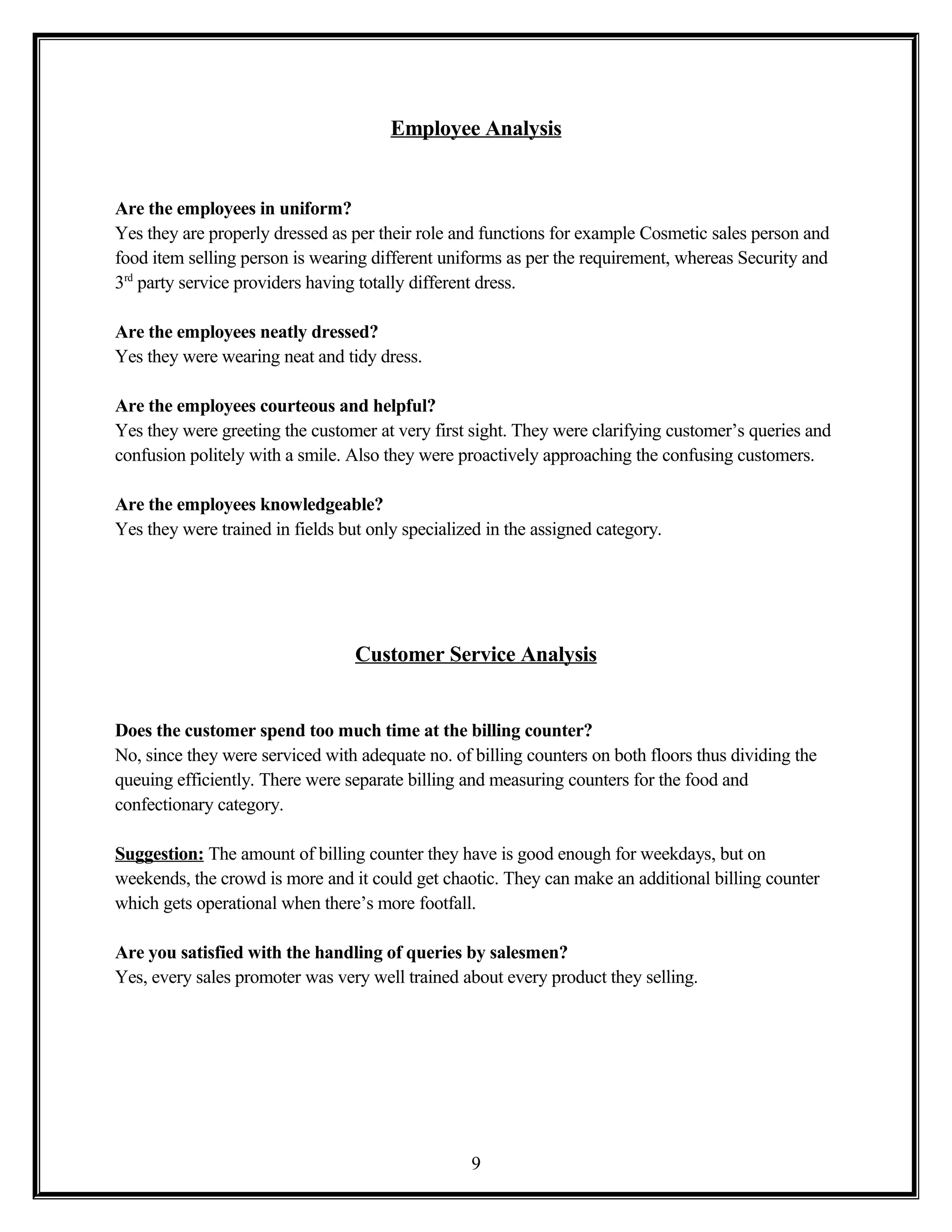 Retail assignment final | DOC