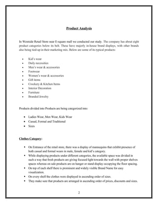 Retail assignment final | DOC