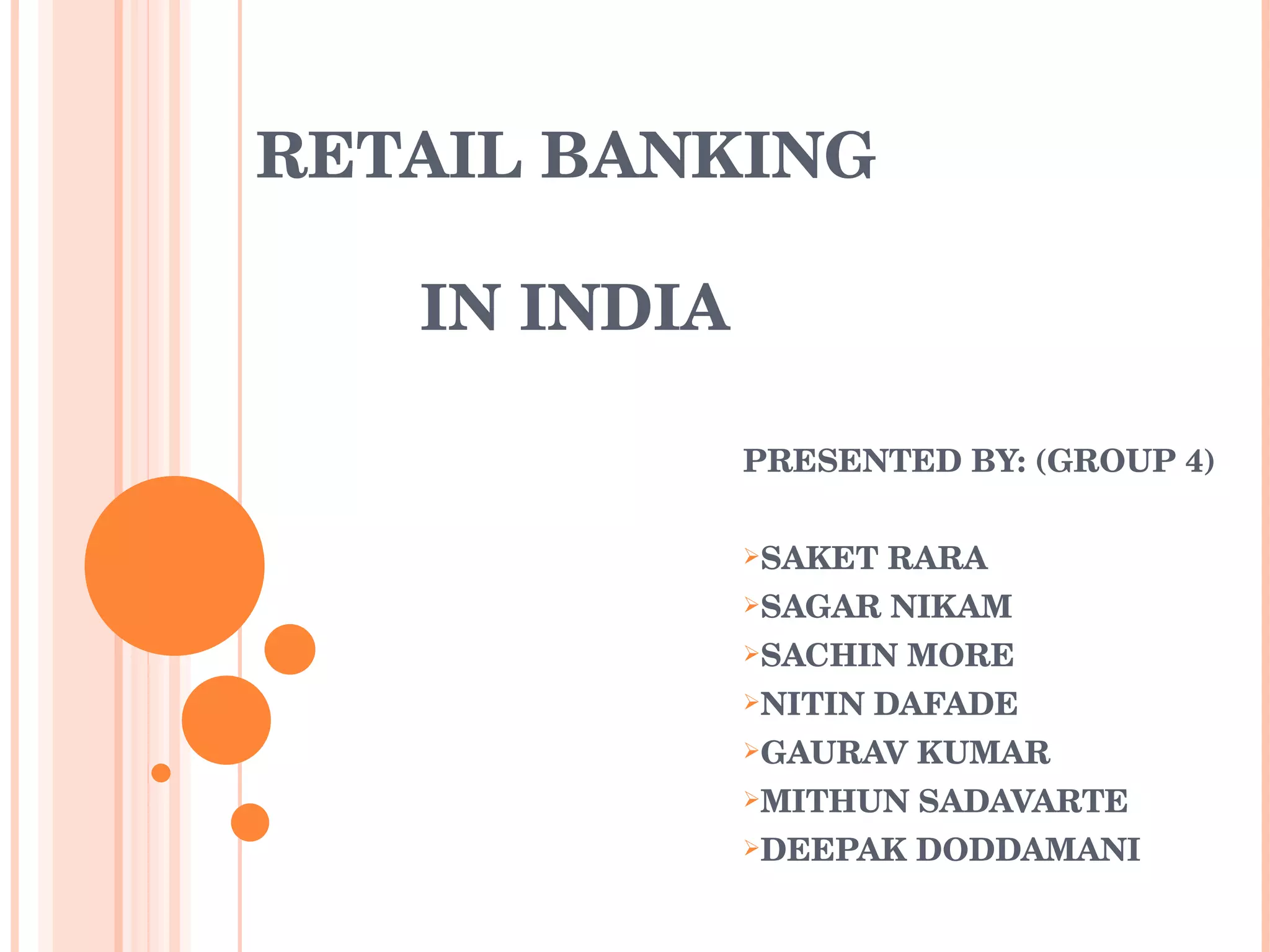 RETAIL BANKING | PPT