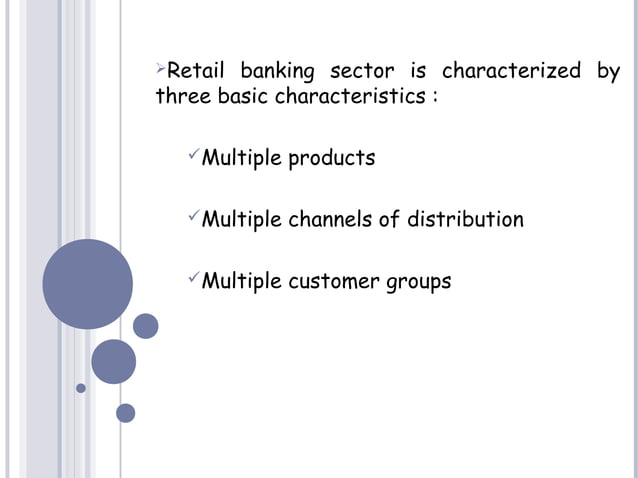 Retail banking | PPT