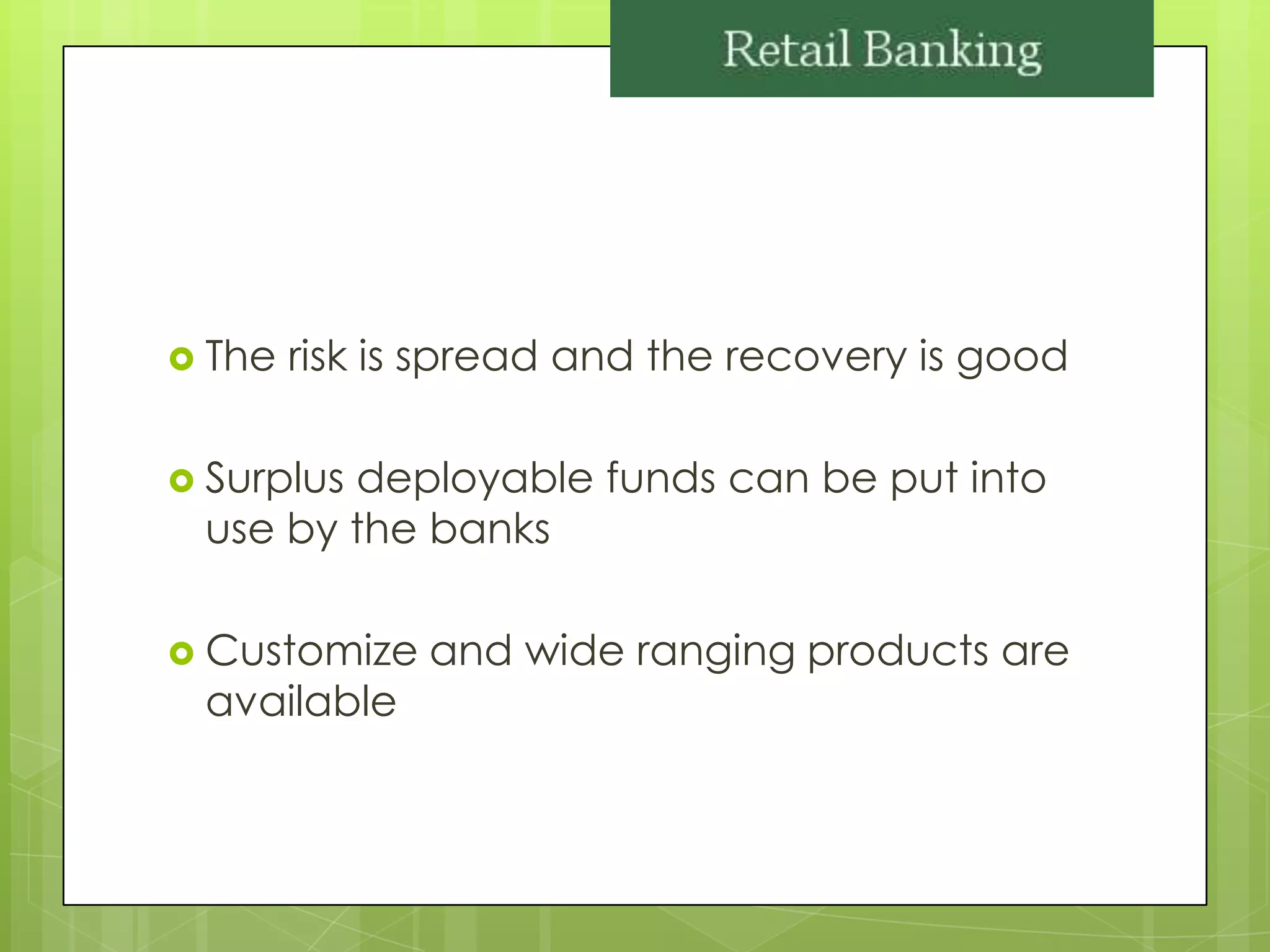 Retail banking ppt | PPTX