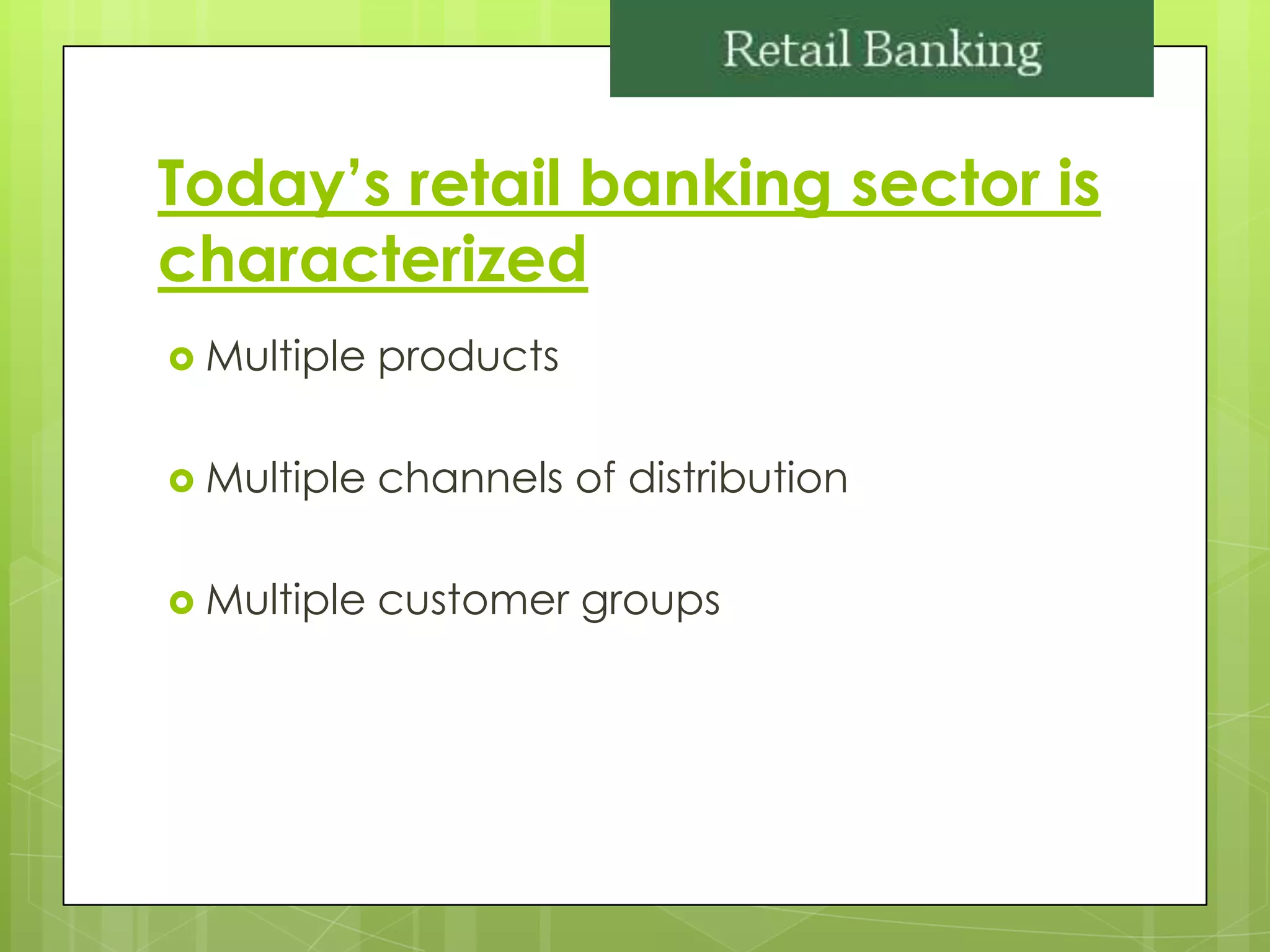 Retail banking ppt | PPTX