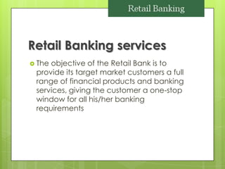Retail banking ppt | PPTX