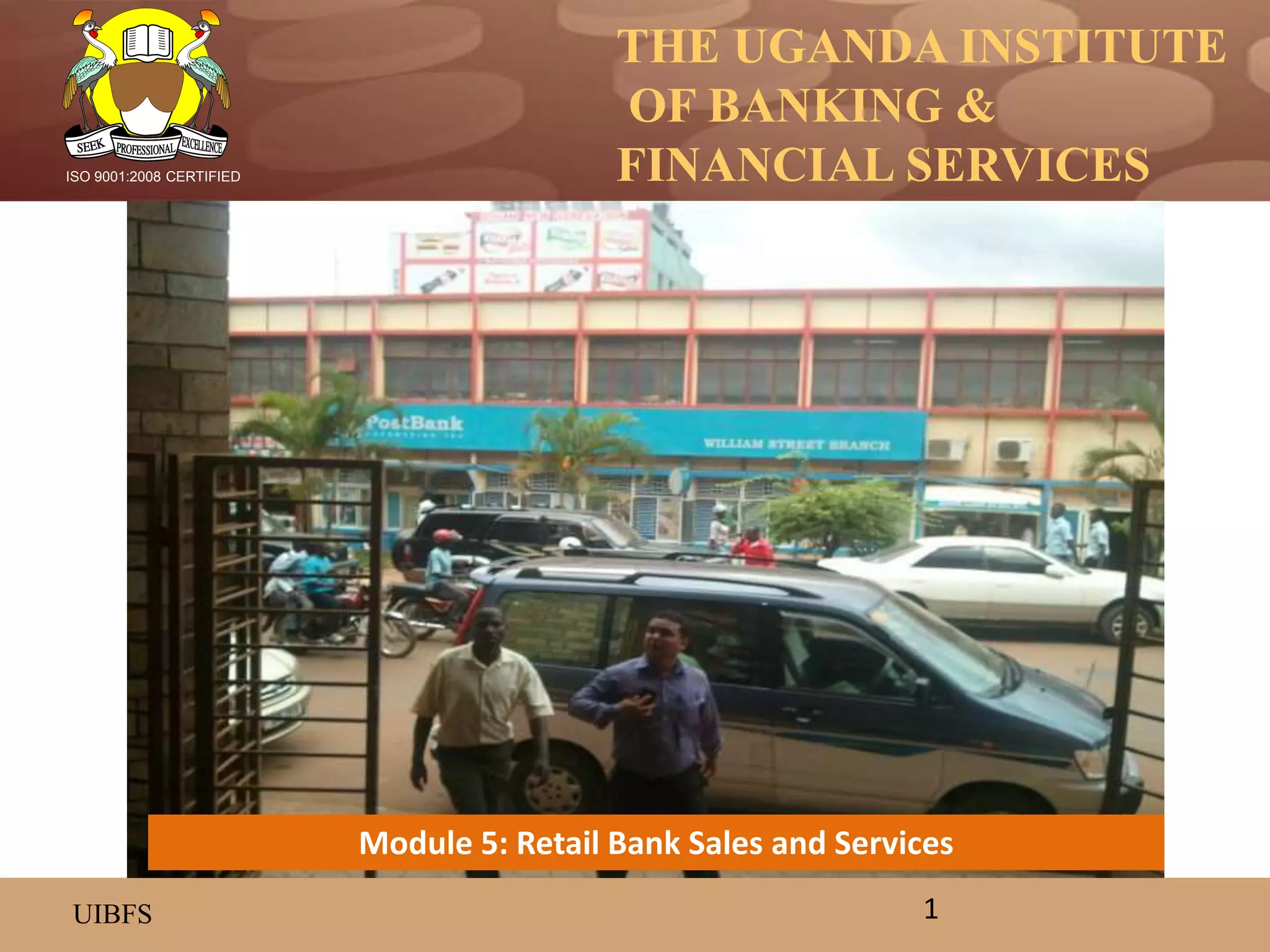 Retail bank sales and services unit1 | PPT