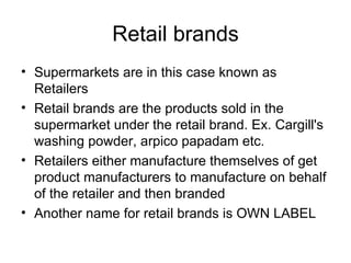 Retail Brands | PPT