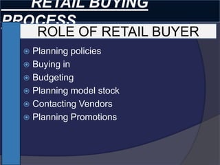 Retail Buying Process