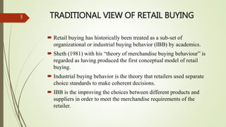 Retail buying process Lecturer One | PPTX