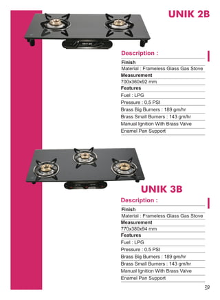 Commercial Kitchen Appliances By Multiplex Appliances Private Limited | PDF