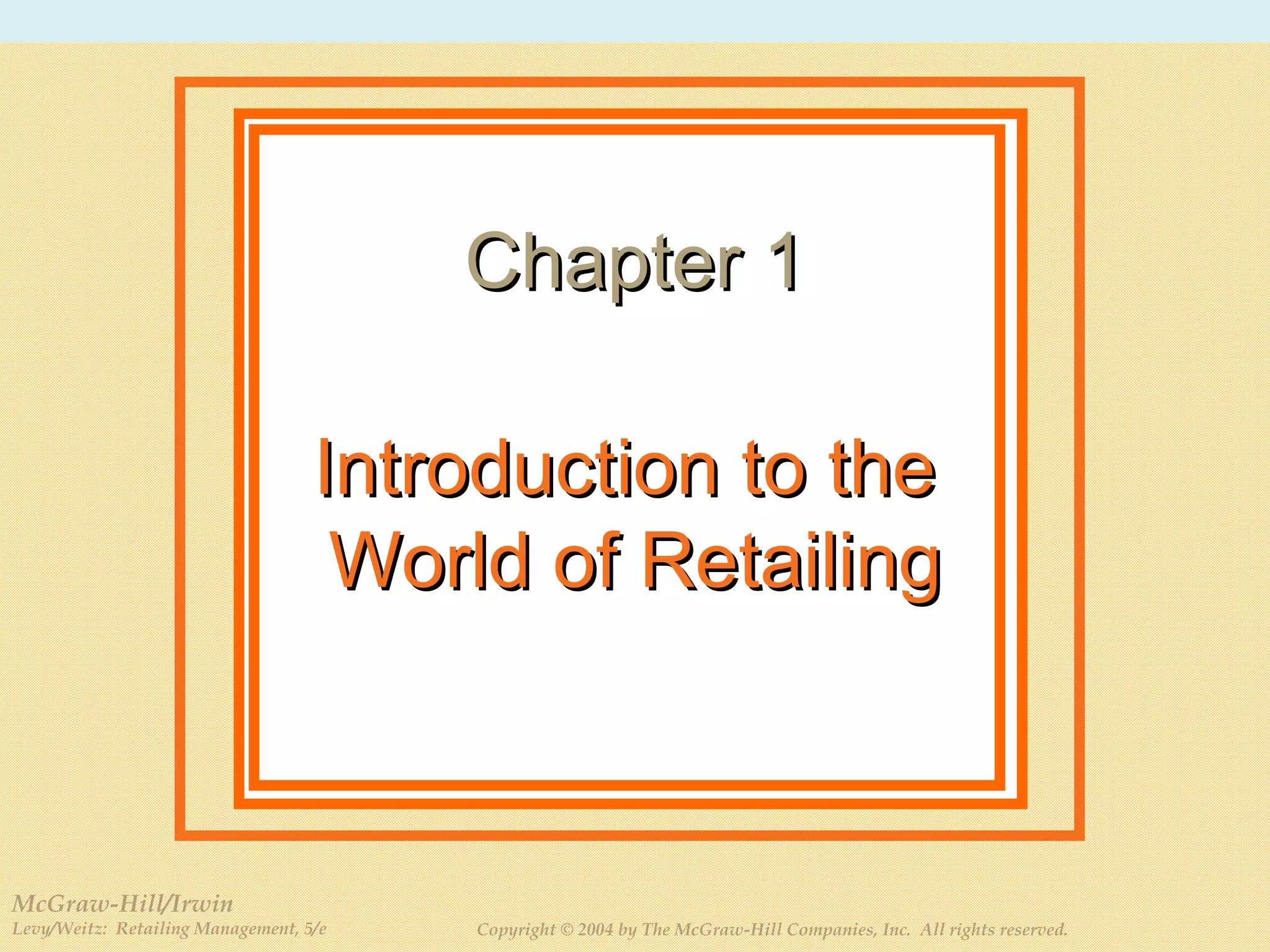 Retail Chap1 | PPT