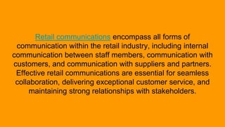 Transforming Retail Communications: The Key to Success | PPTX | Web ...