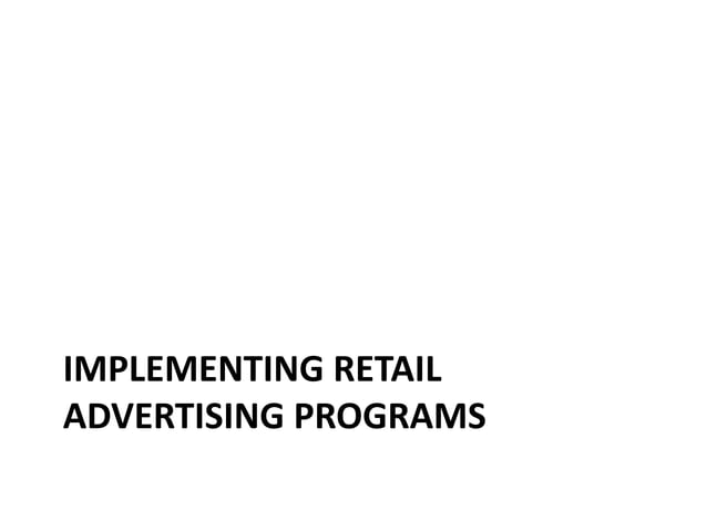 Retail communications mix | PPTX | Retail Industry | Industries