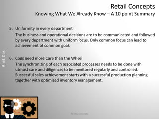 Retail concepts Part 1 | PPT