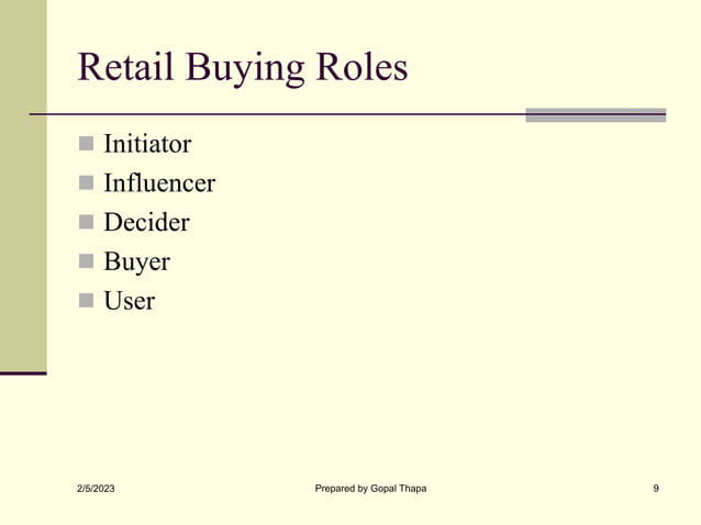 Retail Consumer Behavior.ppt