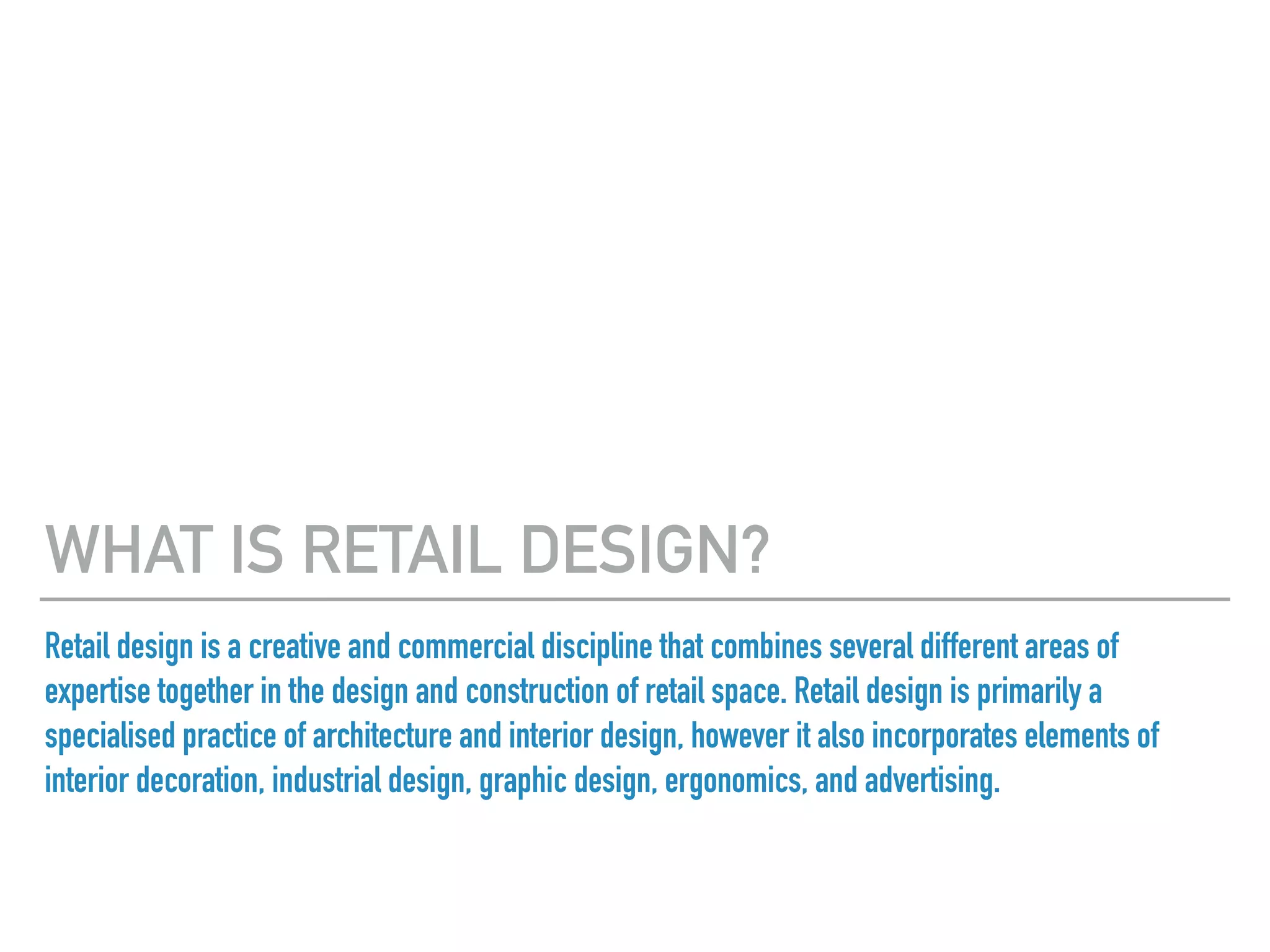Retail design - An Overview | PDF