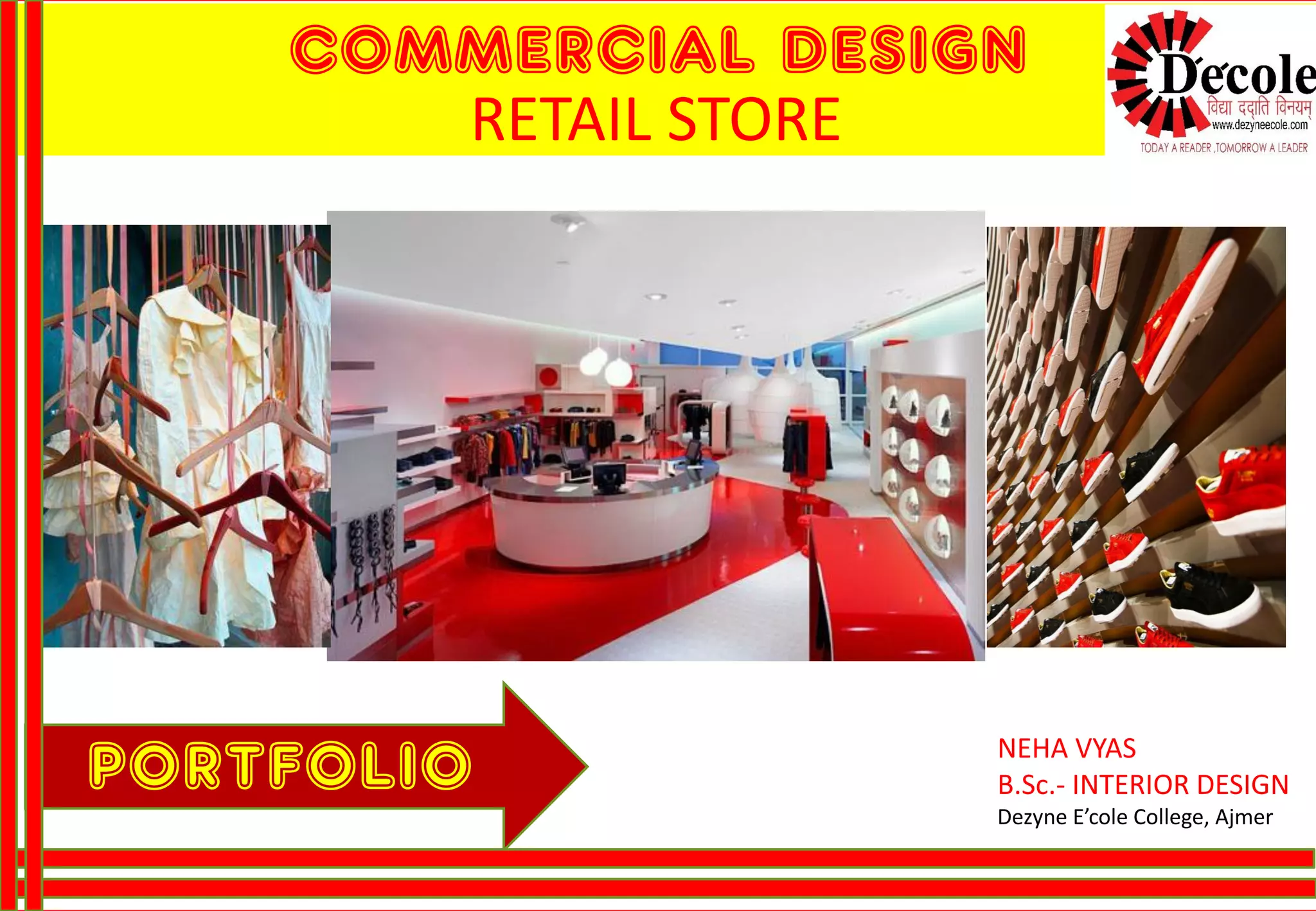 Retail design Project by Neha Vyas (B.Sc Interior Design) | PDF