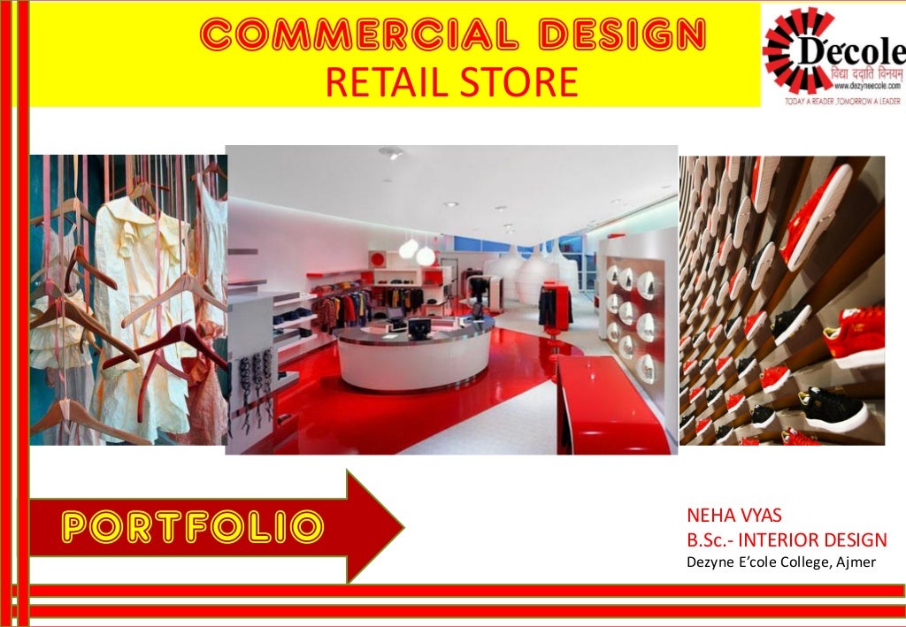 Retail design Project by Neha Vyas (B.Sc Interior Design)