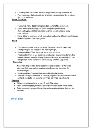 Retail design layout | DOCX