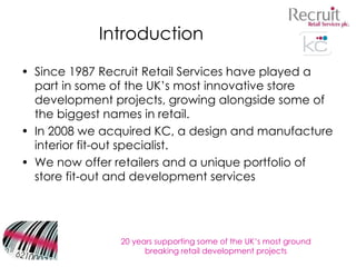 Retail Store Development Solutions | PPT