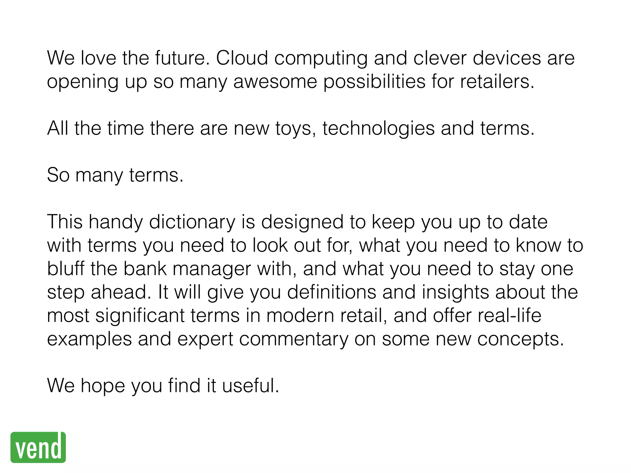 Retail Dictionary: 40 Retail Terms Every Modern Retailer Needs To Know ...