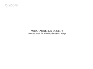 Retail display proposal zaazit | PPT