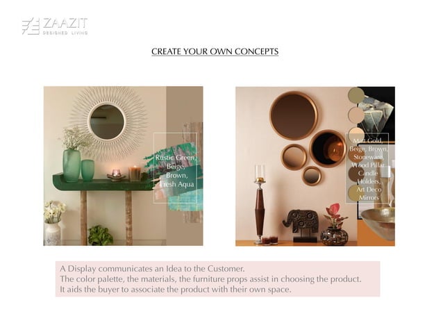 Retail display proposal zaazit | PPT