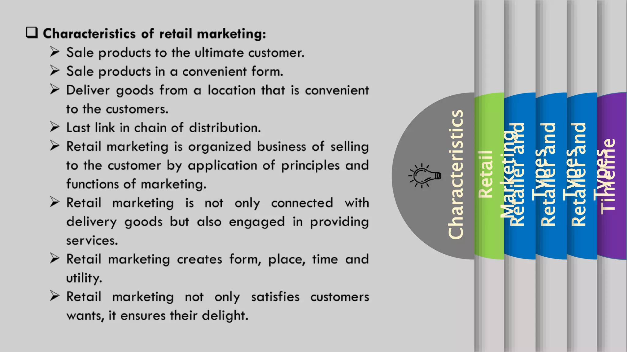 Retailer and retail marketing | PPTX