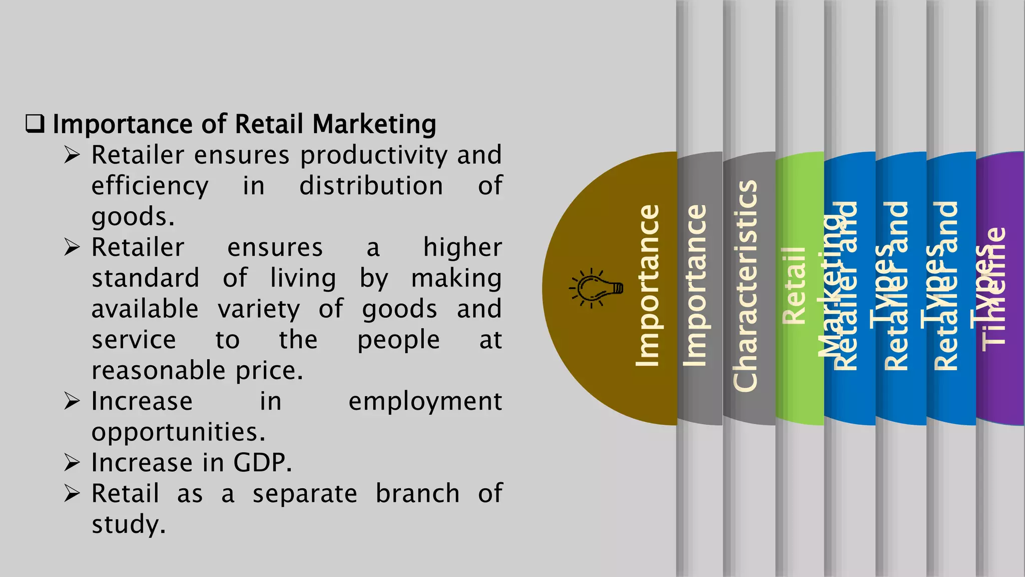 Retailer and retail marketing | PPTX