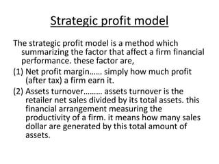 Retailer financial strategy | PPTX